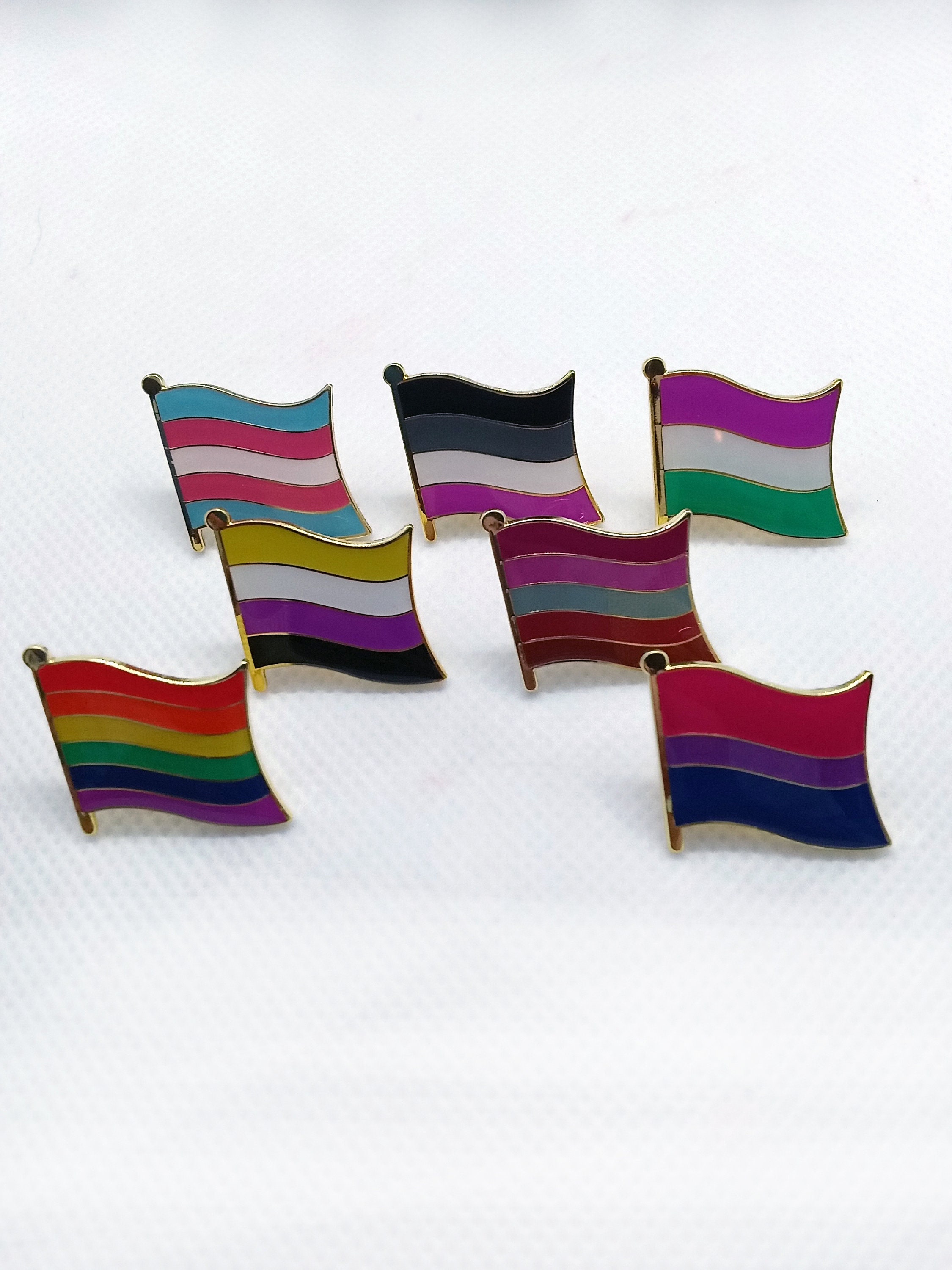 Lgbt Pins Bisexual Pin Asexual Pin Transgender Pin Lebian Etsy
