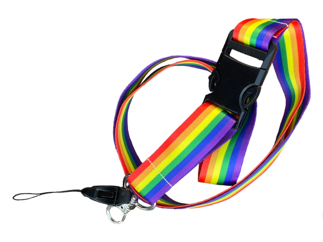 Rainbow Lanyard, Lgbt Lanyard, Lgbt Key Leash, Gay Pride Lanyard, Gay ...