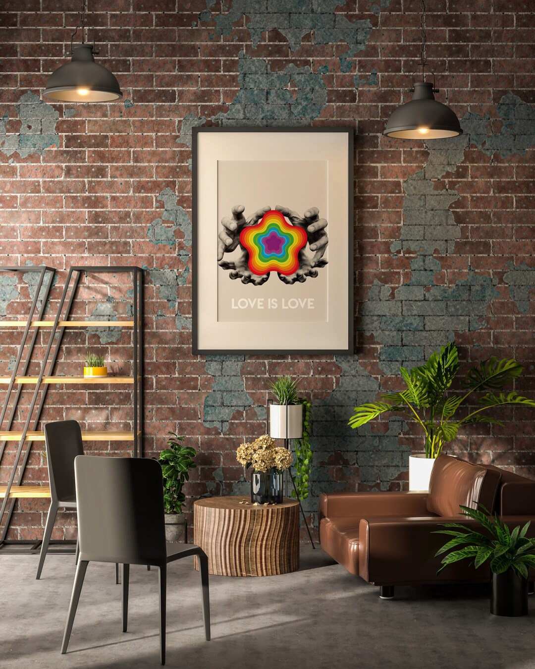 Unique LGBT Poster / Lgbt Poster/ Pride Poster/ Anti Racist Poster ...