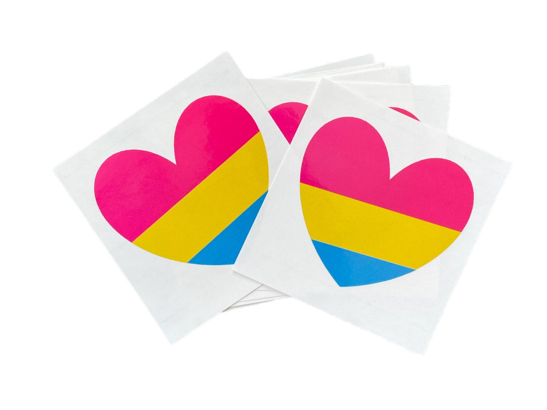 10-50pc | Pansexual Pride Stickers | LGBTQ Stickers | Stickers Lgbt ...