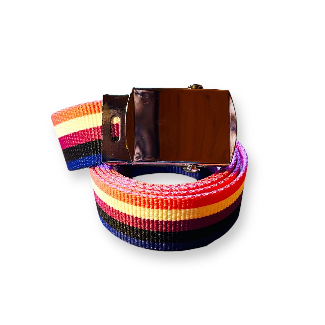 Genderfluid Pride Belt, Rainbow Belt, LGBT Belt, Genderfluid Belt ...