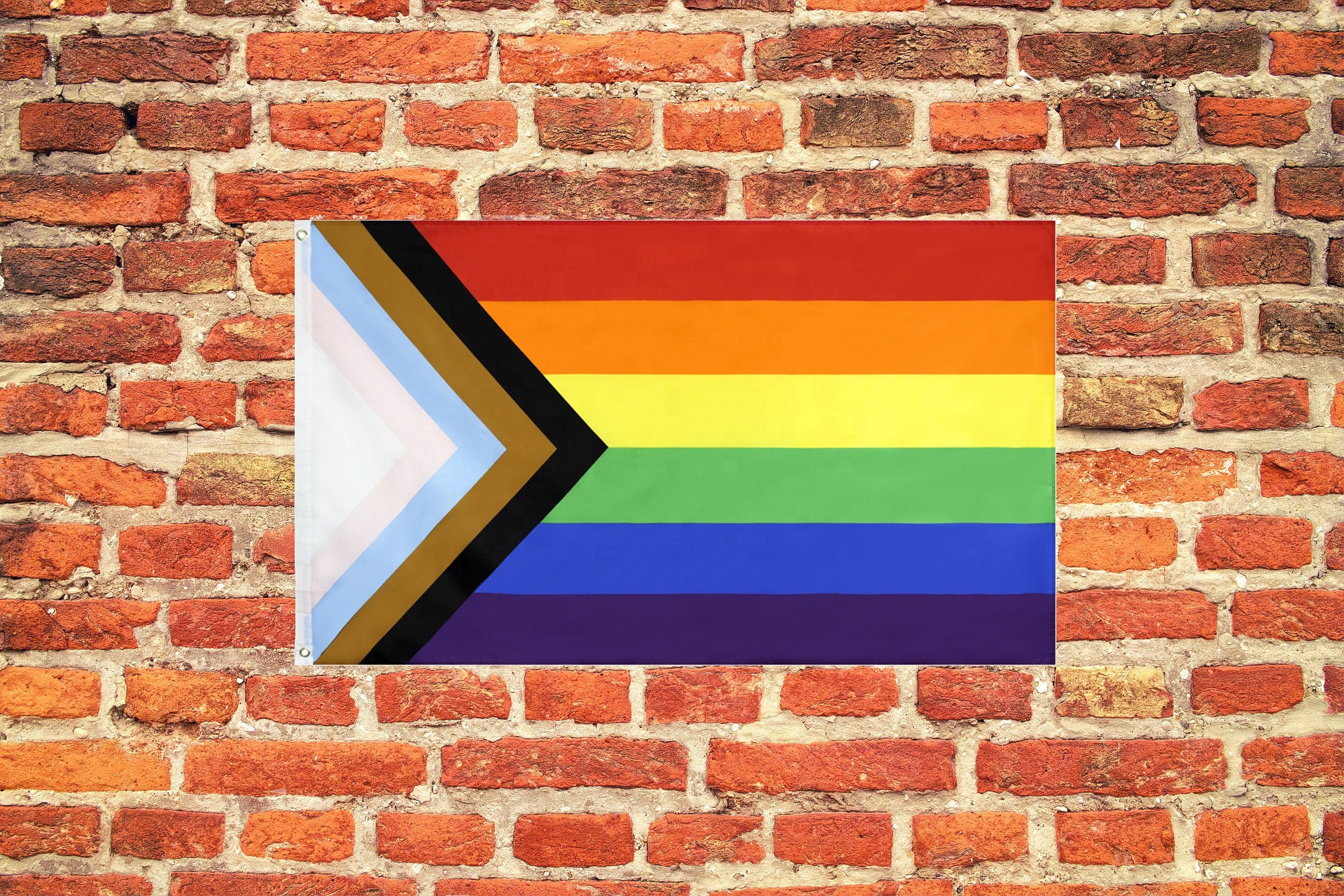 3x5feet progreso bandera LGBT / bandera progresista / progreso - Etsy ...