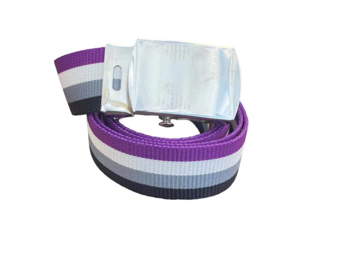 Asexual Pride Belt, Rainbow Belt, LGBT Belt, Asexual Belt, Asexual Flag ...