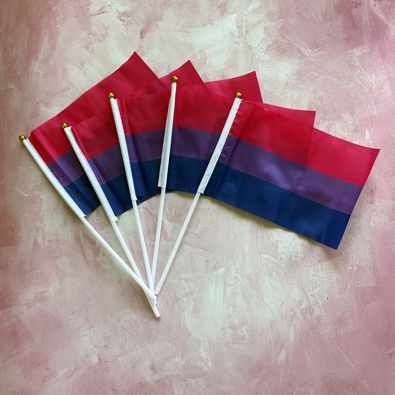 Mini Bisexual Flag / Handy Bisexual Flag / Bi Flag/ Gay Pride LGBTQ+ ...