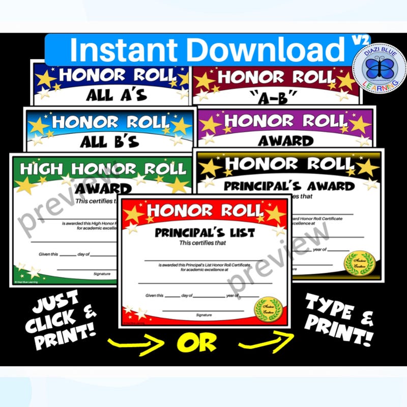 A/b Honor Roll - Etsy