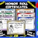 Kente Fillable Honor Roll PDF Certificate 2, Editable Kente Honor Roll ...