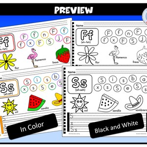 Learn the Spanish Alphabet El Abecedario Spanish Letters El Alfabeto ...