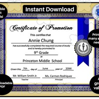 70 End of Year Award Certificates, Editable Student Certificates, End ...