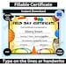 Field Day Certificate #1, Field Day Award, Editable Field Day ...