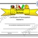 Summer School Certificate, Editable Summer School Certificate ...