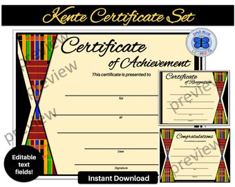 Black History Certificates - Etsy