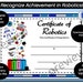 Robotics Award, Robotics Certificates, Certificate of Robotics ...