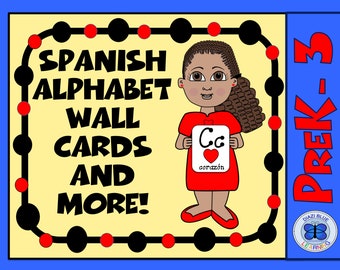 Classroom Spanish Alphabet - Etsy