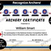 Archery Award, Editable Archery Certificate Award PDF, Archery ...