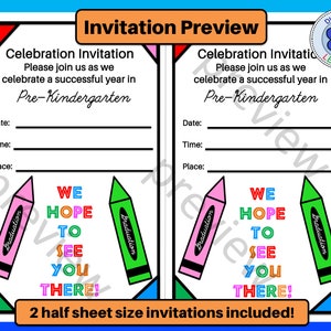 Pre-k Diplomas, Pre-k Certificates, End of Year Certificates, Editable ...