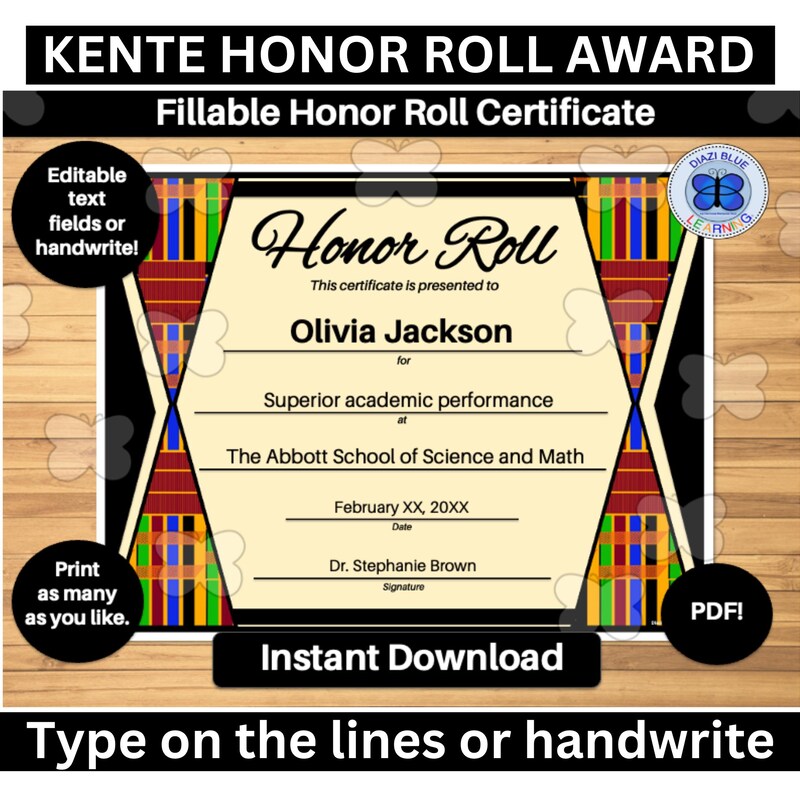 A/b Honor Roll - Etsy