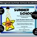 Summer School Certificate, Editable Summer School Certificate ...