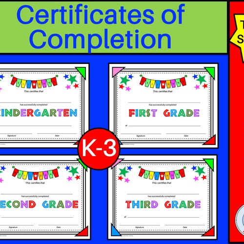 Awards Templates Certificates - Etsy