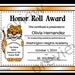 Tiger Honor Roll Certificates, 7 Pack Honor Roll Certificates, Tiger ...