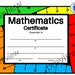 Math Certificate, PDF Math Certificate, School Certificates, Classroom ...
