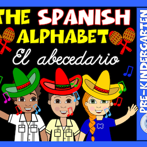 Learn the Spanish Alphabet El Abecedario Spanish Letters El Alfabeto ...