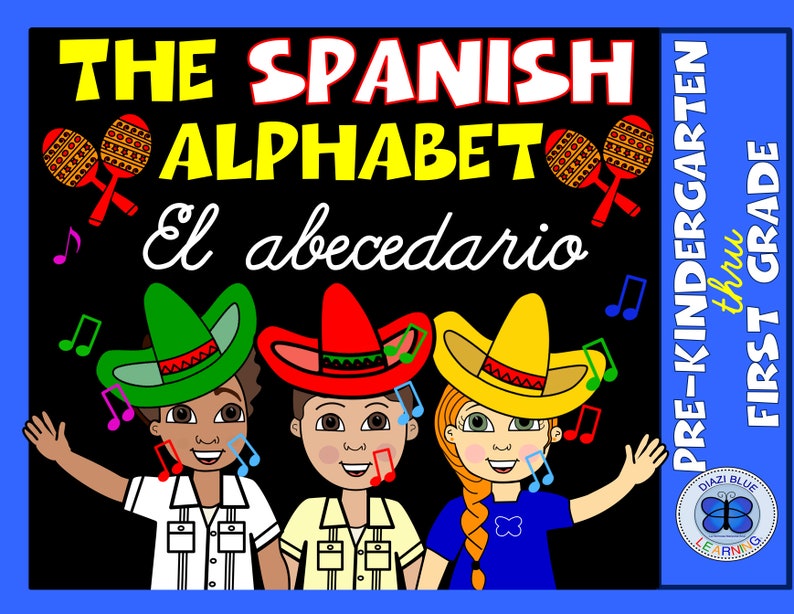 Learn the Spanish Alphabet El Abecedario Spanish Letters El Alfabeto ...