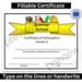 Summer School Certificate, Editable Summer School Certificate ...