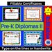 Pre-k Diplomas, Pre-k Certificates, End of Year Certificate, Printable ...
