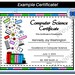 Computer Science Certificate, Coding Award, Coding Certificates, Coding ...