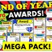 70 End of Year Award Certificates Editable Student - Etsy UK