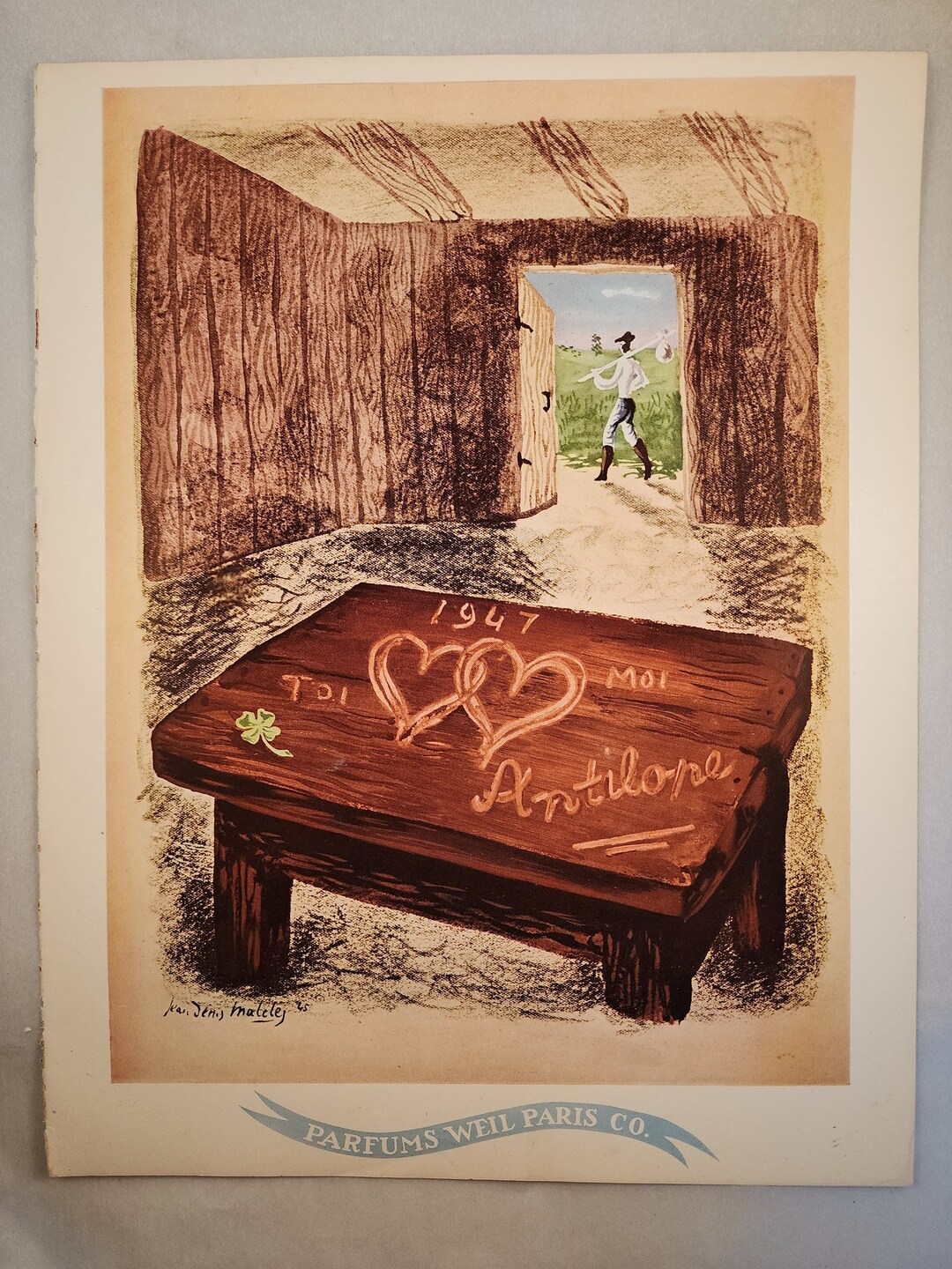 Vintage Print - 1947 Parfums Weil Paris Co. Advertisement - Etsy