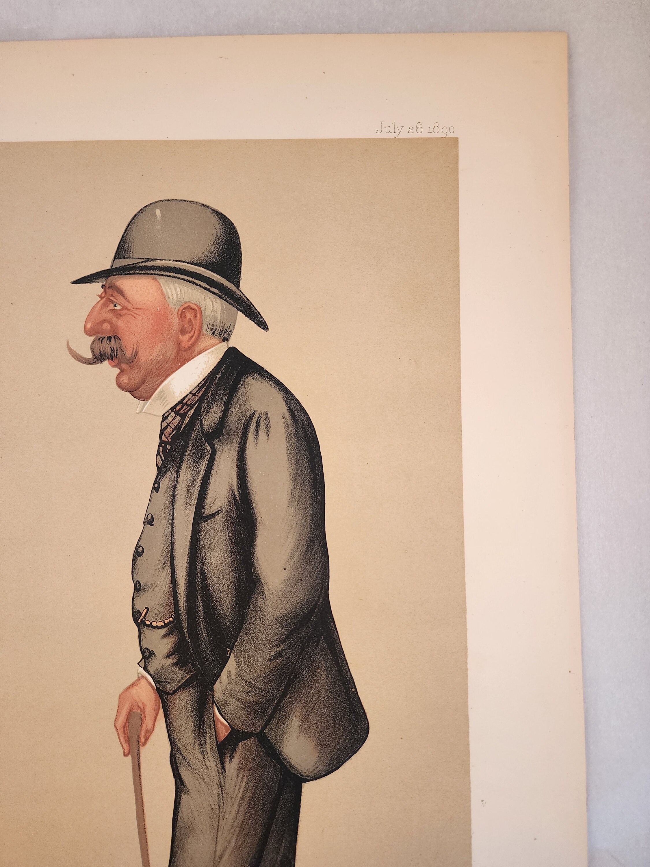 Original 1890 Vanity Fair Print: Baron Hirsch Men of the Day - Etsy