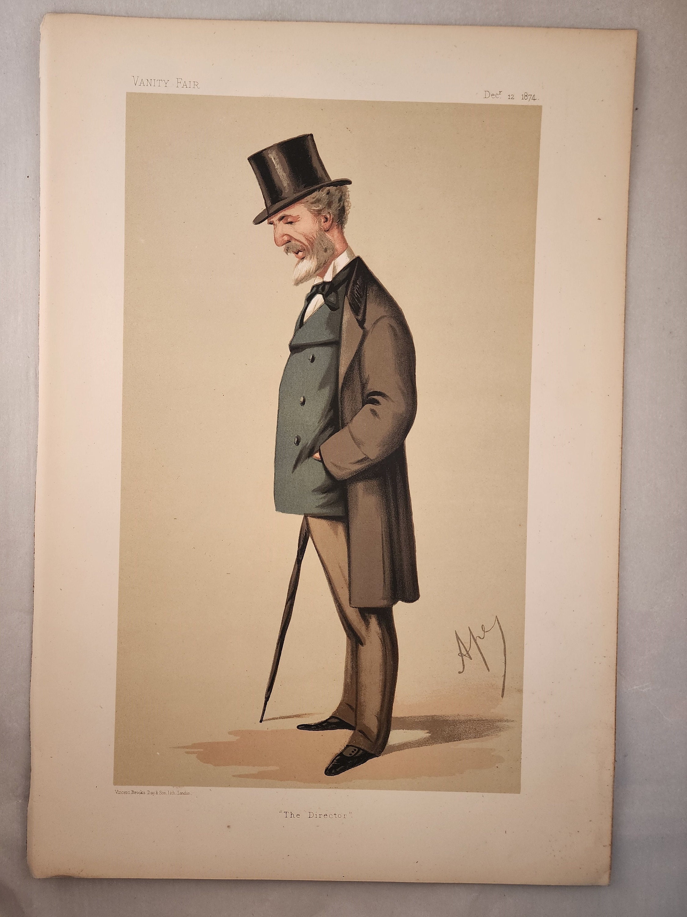 Original 1874 Vanity Fair Print: Lord William Hay, Men of the Day No ...