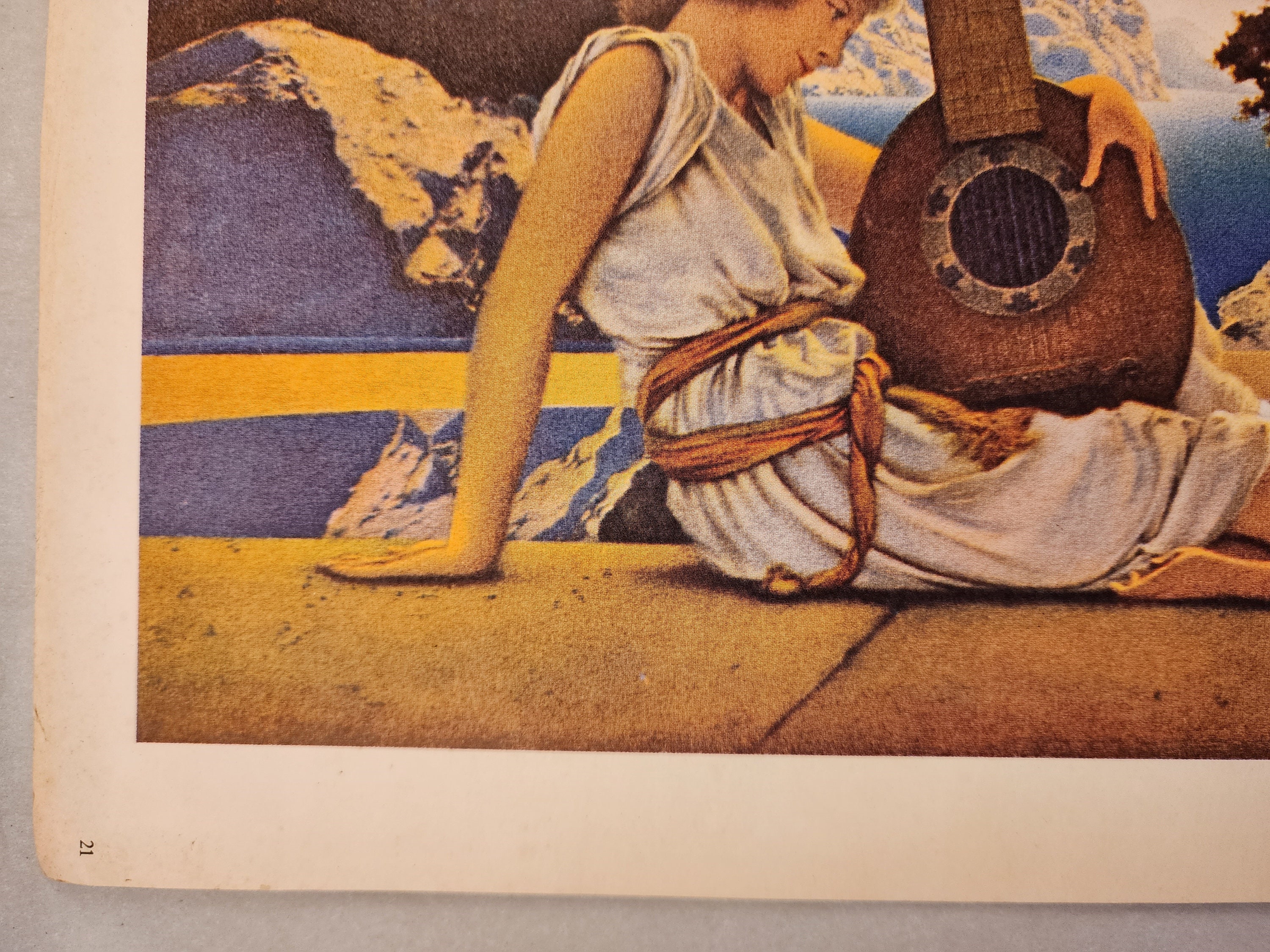 Vintage Print: the Lute Players, Color Print From the Maxfield Parrish ...