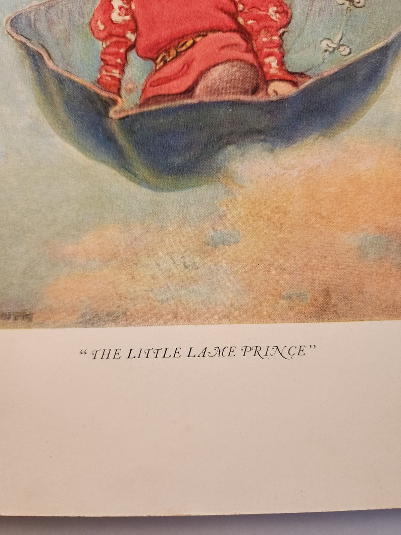 Vintage Children's Print: "boys and Girls of Bookland" the Little Lame ...