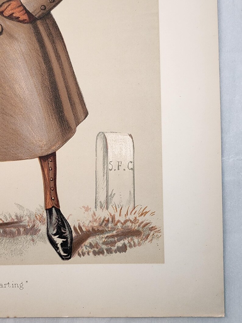 Original 1890 Vanity Fair Print: Lord Marcus Beresford, Men of the Day ...