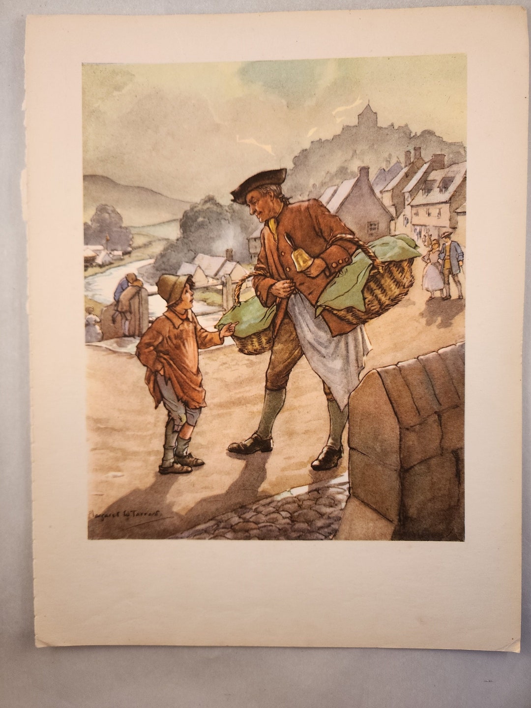 Vintage Children's Print: "nursery Rhyme Book" by Margaret Tarrant "simple Simon - Etsy