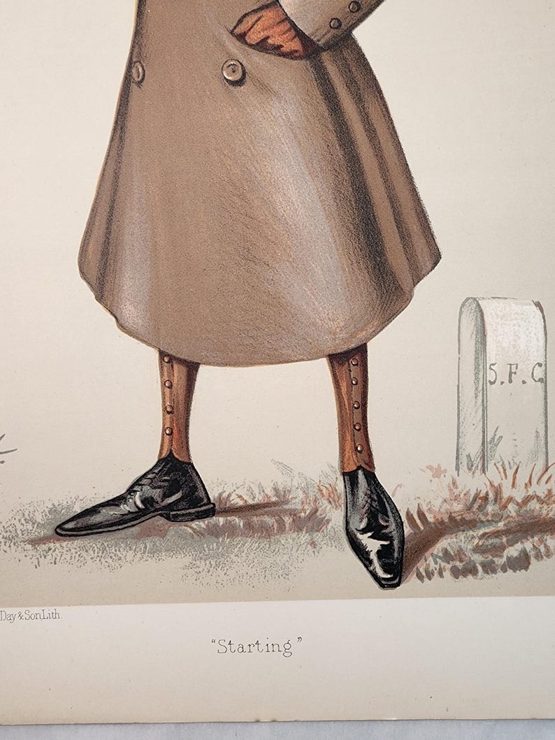 Original 1890 Vanity Fair Print: Lord Marcus Beresford, Men of the Day ...