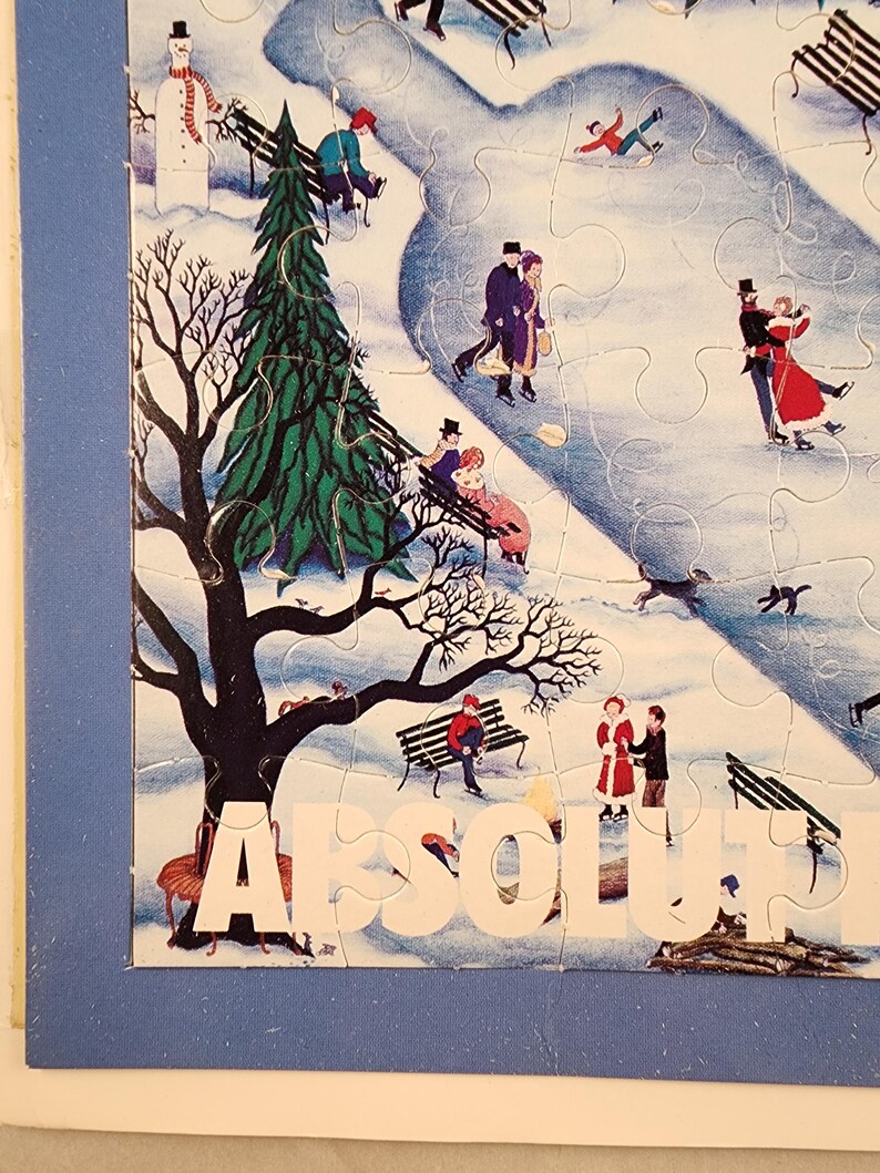 1990 Absolut Vodka Puzzle Advertisement: Art by Kathy Jakobsen - Etsy