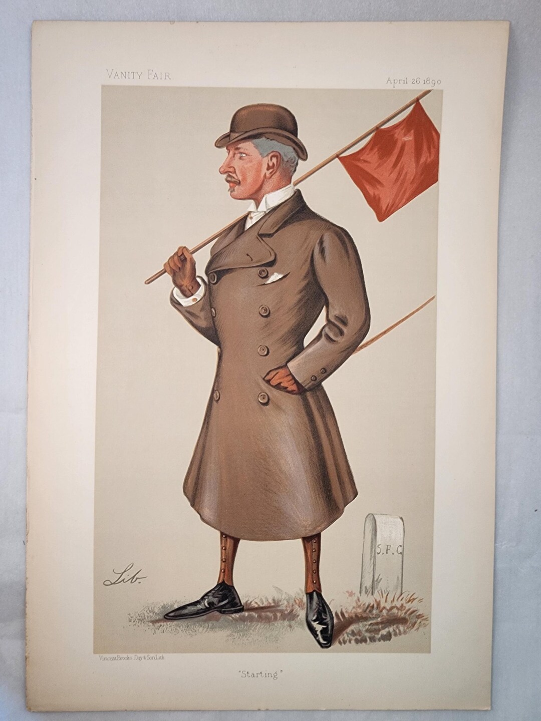 Original 1890 Vanity Fair Print: Lord Marcus Beresford, Men of the Day ...