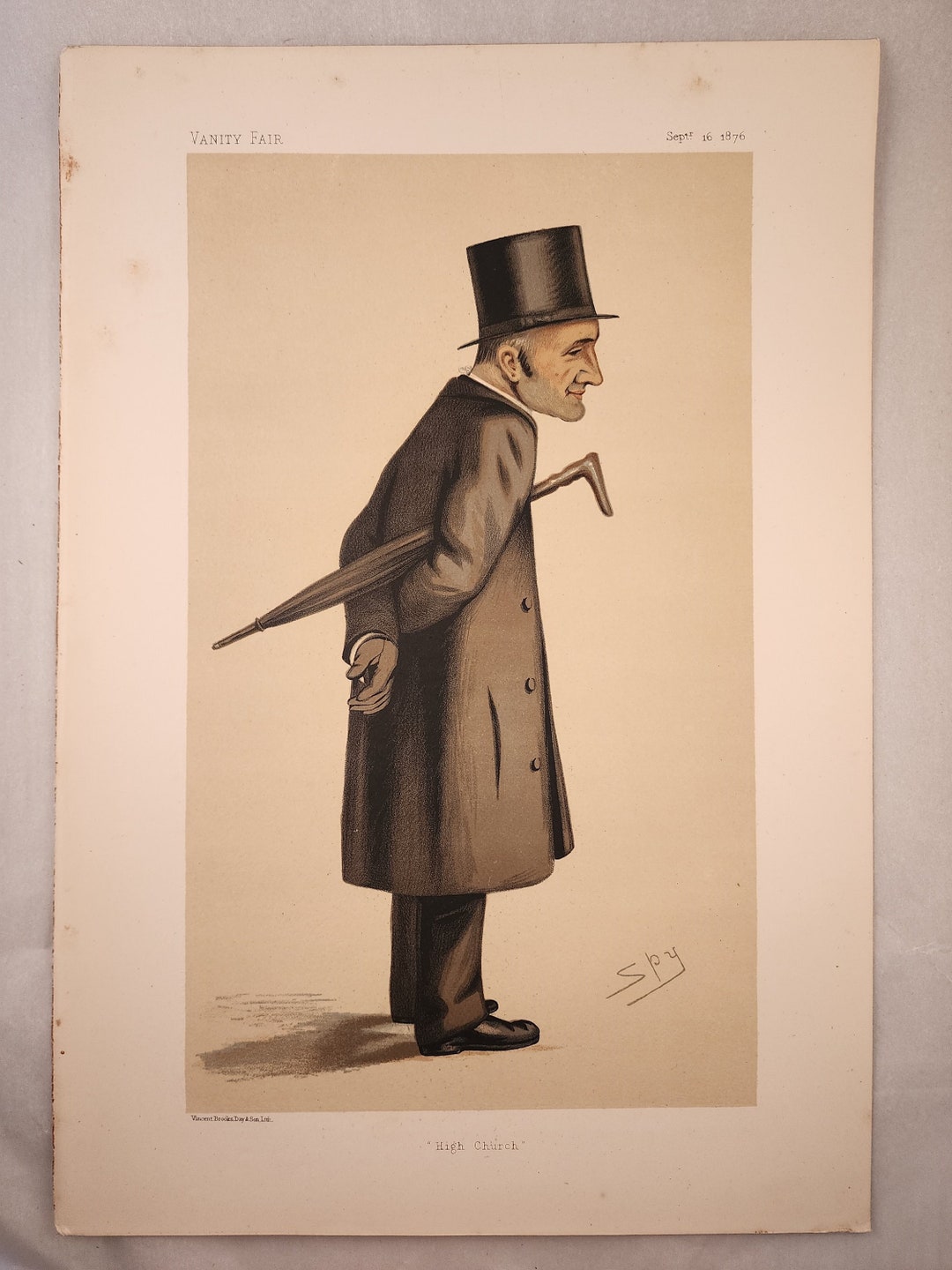 Original 1876 Vanity Fair Spy Print: the Rev. Henry Parry Liddon, D.D ...
