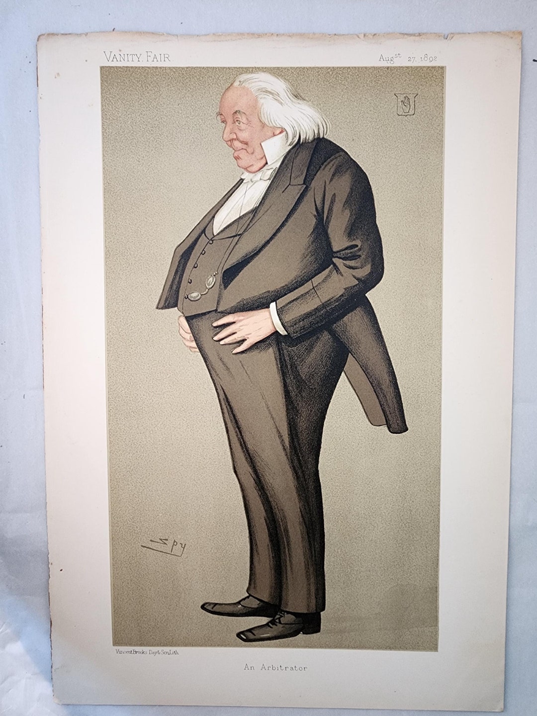 Original 1892 Vanity Fair Spy Print: Sir Frederick Joseph Bramwell ...