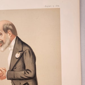 Original 1874 Vanity Fair Print: Sir Arthur Helps, KCB, Men of the Day ...