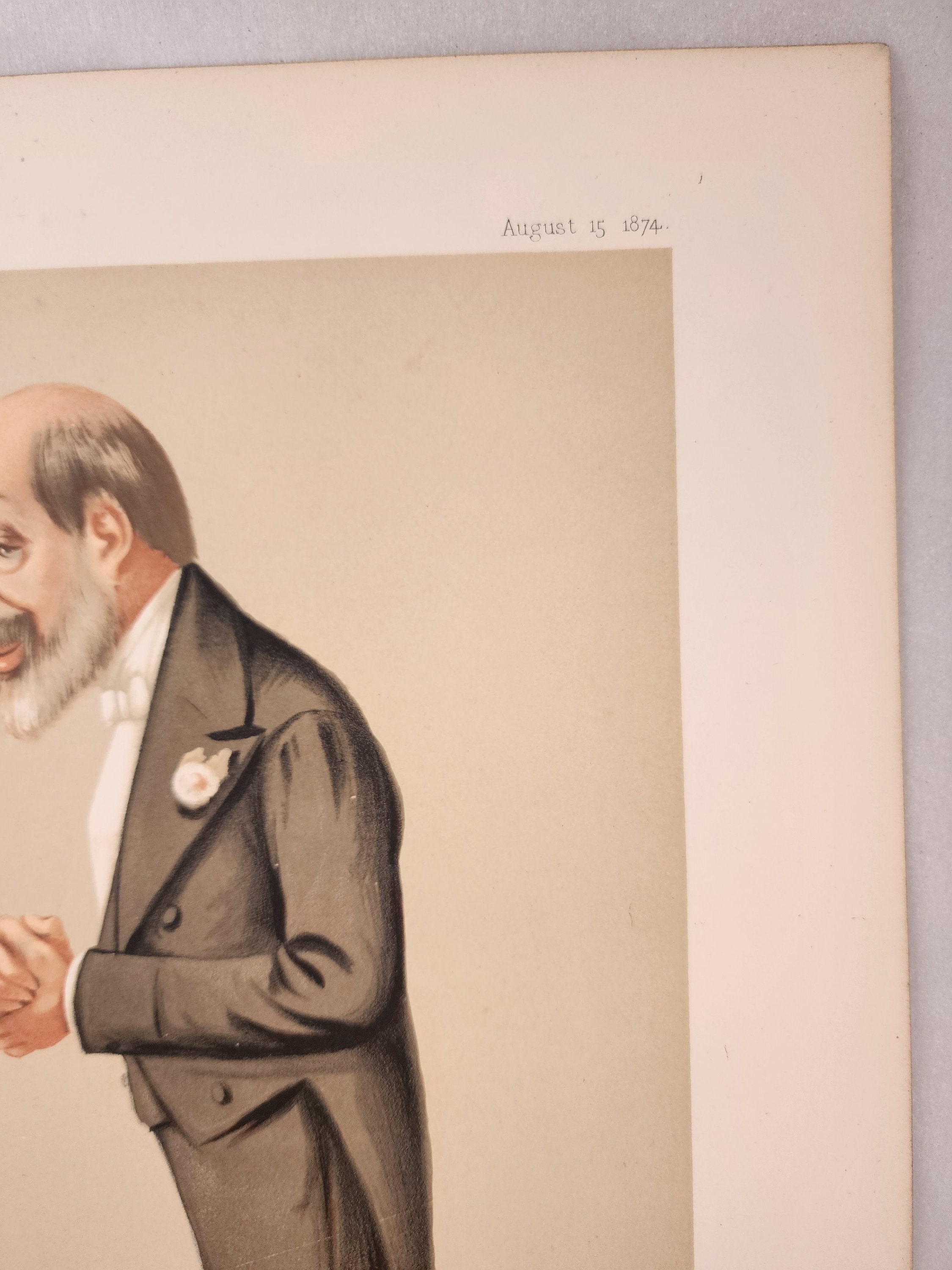 Original 1874 Vanity Fair Print: Sir Arthur Helps, KCB, Men of the Day ...