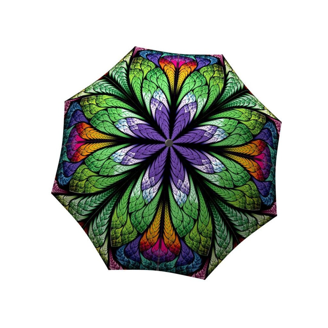 Fashion Umbrella Peacock Design - Unique Colourful Large Canopy Travel ...