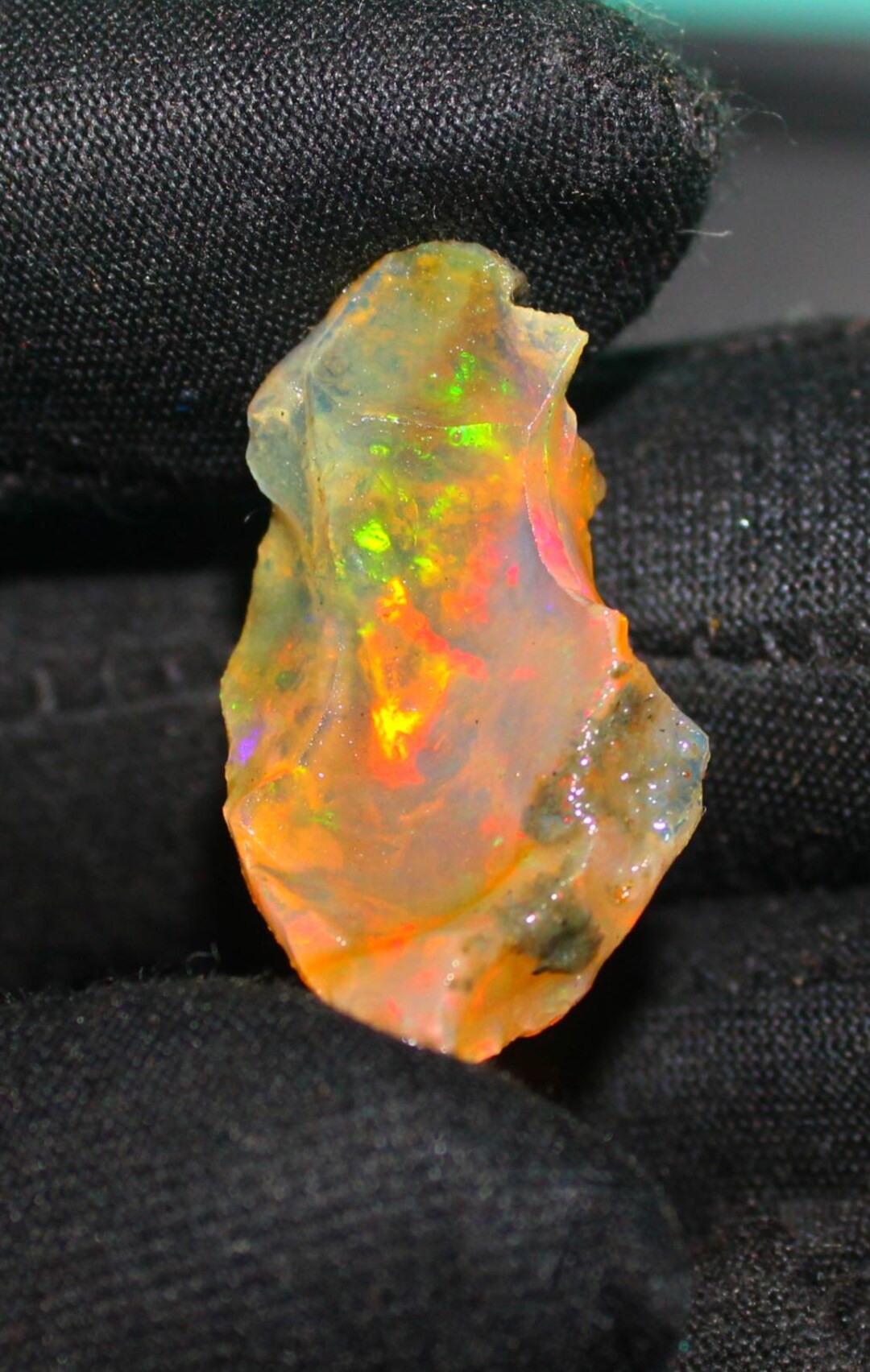 Opal Rough, Raw Opal Crystal, Ethiopian Large Opal, Rainbow Colors ...