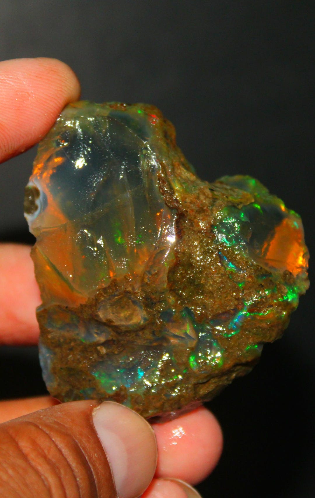 216.45 Ct Opal Rough, Ethiopian Welo Fire Natural Opal Raw, Wet Opal ...