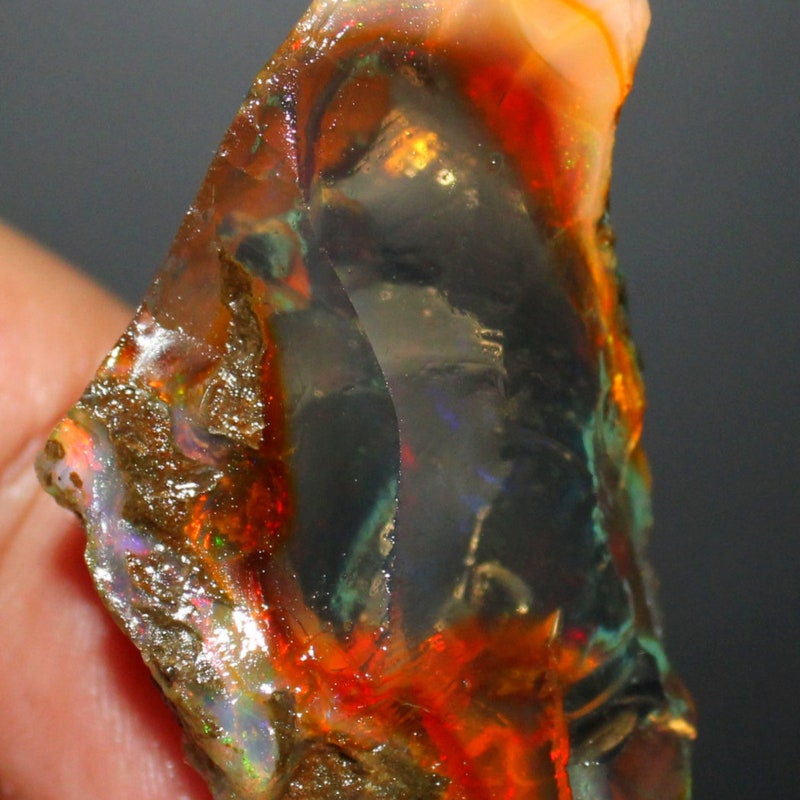 Raw Fire Opal - Etsy