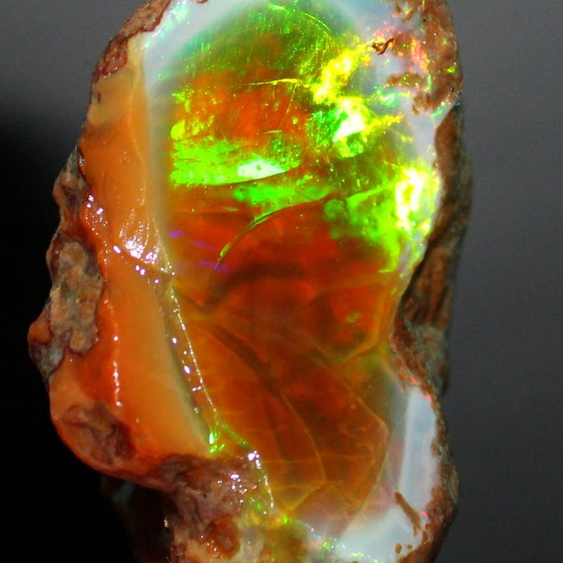 Raw Fire Opal - Etsy