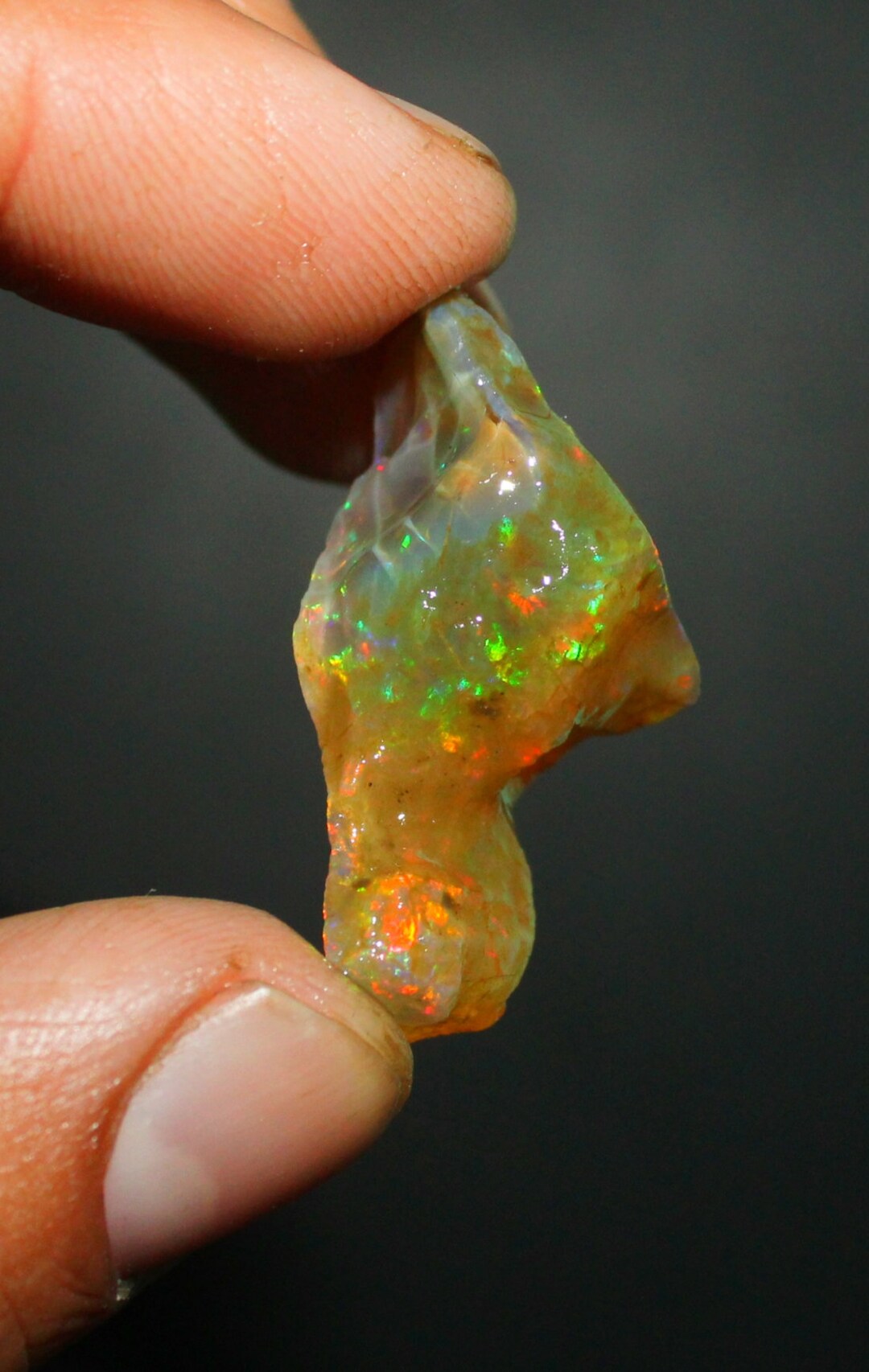 Opal Raw, Loose Raw Opal Specimen Crystal Welo Flashy Fire Unique Rare ...
